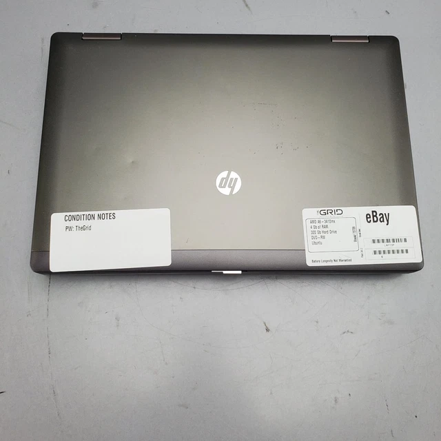 HP PROBOOK 6465B AMD A6-3410MX 1,60 GHz 4 Go RAM 320 Go disque dur ...
