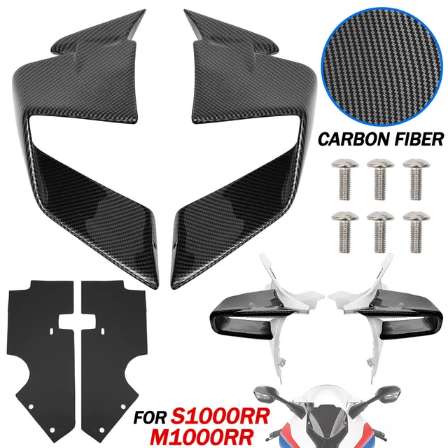 FOR 2019-2022 BMW S1000RR M1000RR Front Spoiler Fxed Wind Winglets ...