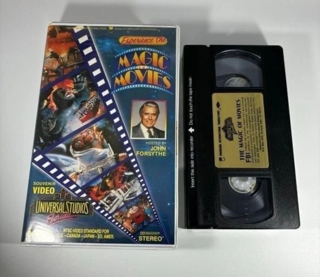 UNIVERSAL STUDIOS HOLLYWOOD * E.T, BACK TO THE FUTURE, JAWS* RARE VHS ...