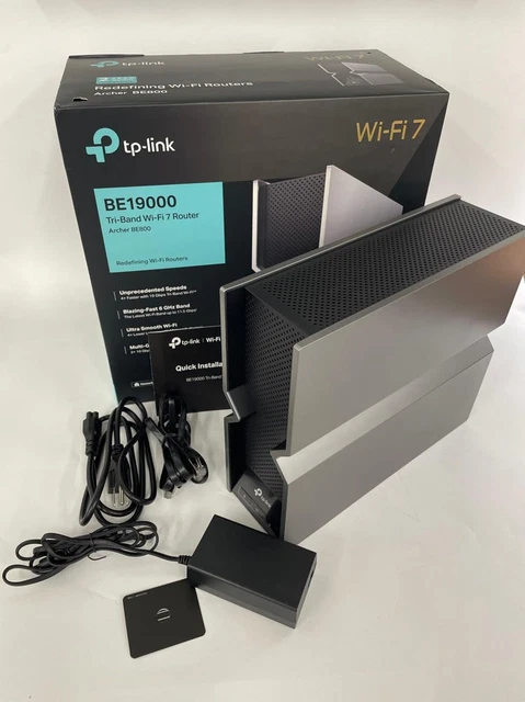 TP-LINK TRI-BAND BE19000 WiFi 7 Router (Archer BE800) | 12-Stream 19 ...