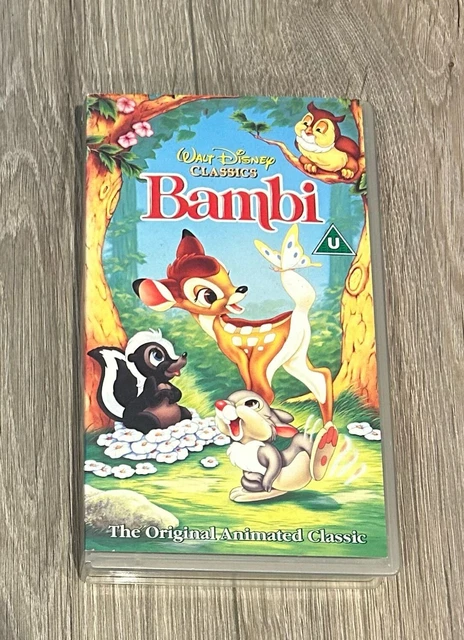 WALT DISNEY BAMBI VHS Video £0.99 - PicClick UK