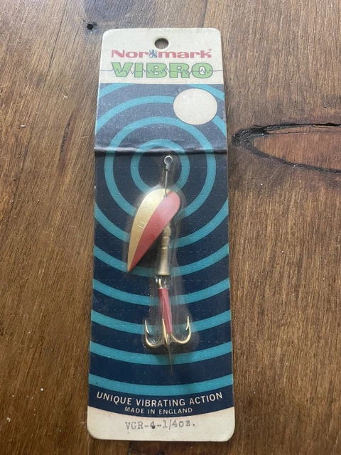 VINTAGE 1970S NORMARK VIBRO 5 BRAND NEW OLD STOCK…Spinner pike perch ...