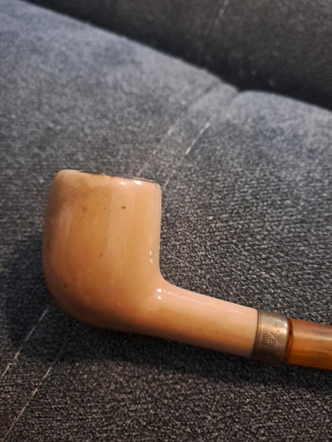 PIPE ANCIENNE FOURREAU Céramique Marque ZENITH HOLLAND Art Populaire ...