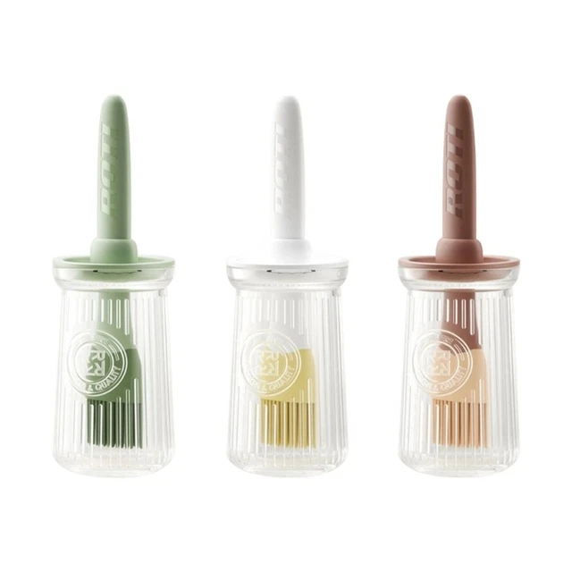 GRADE SILICONE OIL Applicators Brush Bottle Heat Resistant Design Oil ...