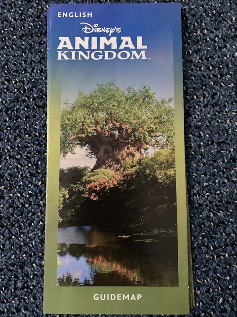 NEW 2023 ANIMAL KINGDOM Walt Disney World Guide Map in English £1.90 ...