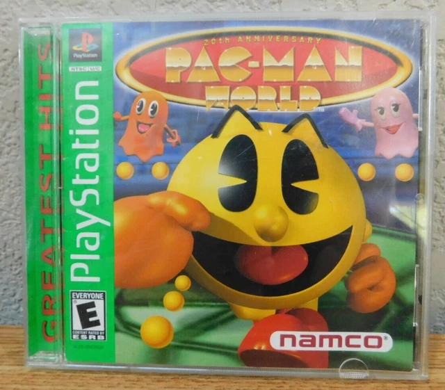 PAC-MAN WORLD 20TH Anniversary (Sony PlayStation 1, 1999) Greatest Hits ...