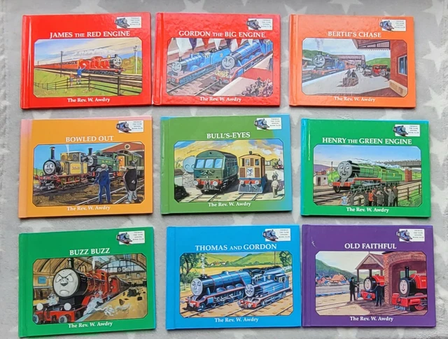 9 X THOMAS Tank Engine Book Club Bundle inc Gordon Buzz Henry James ...
