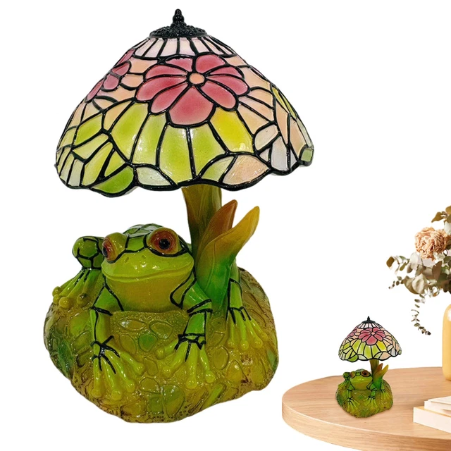 SMALL BEDSIDE LAMP Animal LED Desk Reading Light Frog Table Lamp for ...