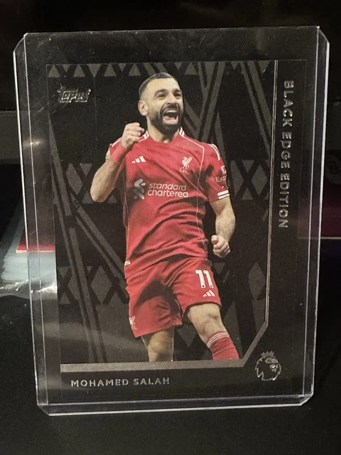 TOPPS PREMIER LEAGUE 2026 Mohamed Salah Black Edge Card. Liverpool £6. ...