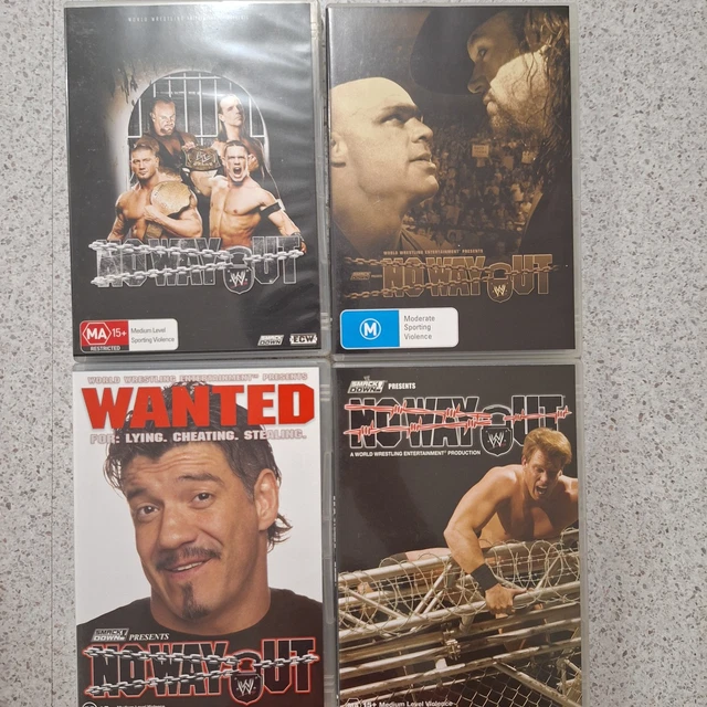 WWE WRESTLING 4 DVD No Way Out Lot, NTSC Format Region 4 £10.77 ...