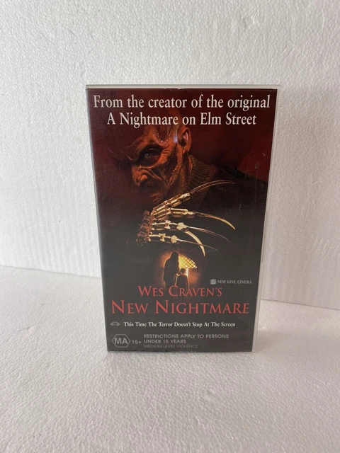 FREDDY KRUEGER WES Cravens New Nightmare VHS - Free Post $42.00 ...