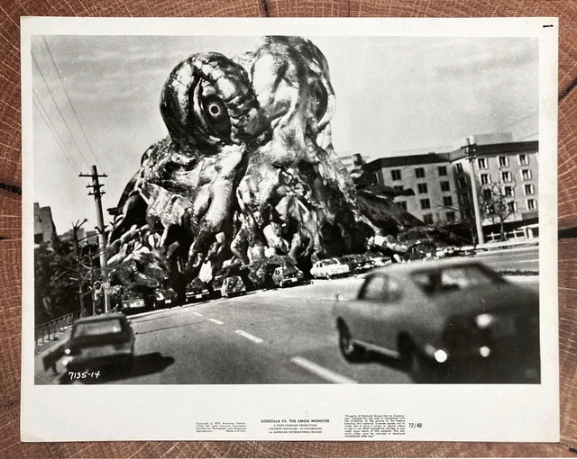 GODZILLA VS THE SMOG MONSTER,Hedorah Toho Kaiju Orig Vintage Epic Cult ...