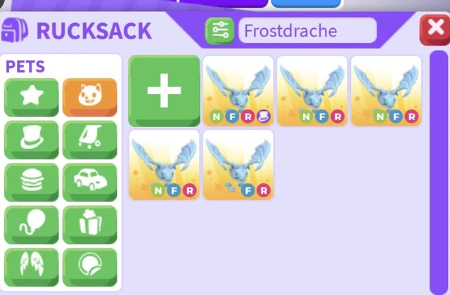 ROBLOX ADOPT ME PET Frost Dragon Fly/Ride/Neon EUR 150,00 - PicClick DE