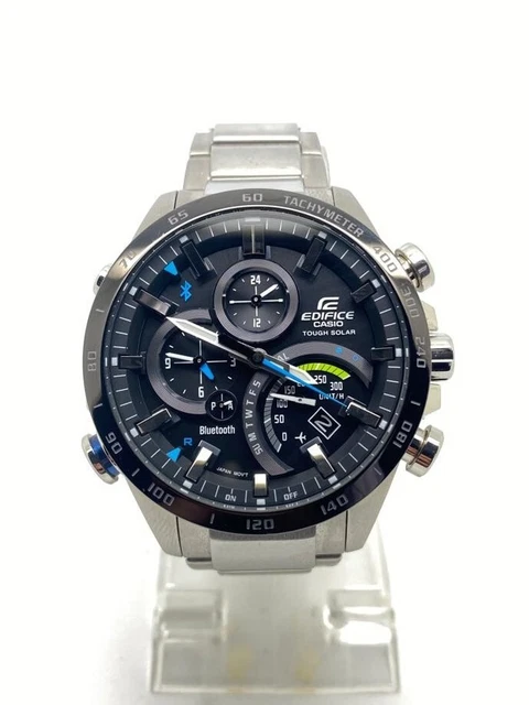 CASIO EDIFICE SOLAR Bluetooth Stainless Steel Men's Watch EQB-501 £97. ...
