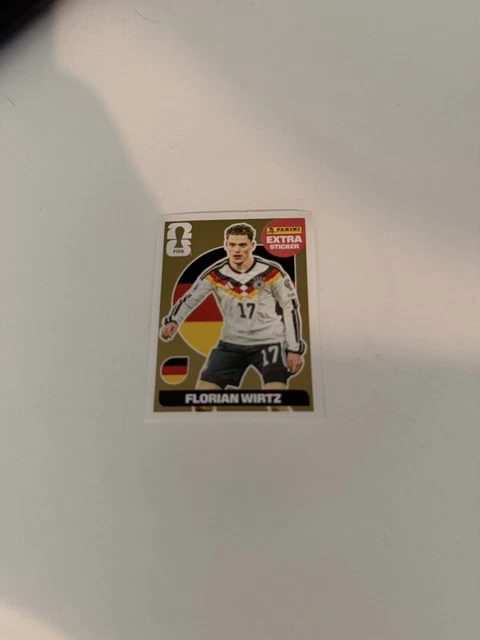 PANINI WORLD CUP 2026 Florian Wirtz Extra Sticker Brand New - Gold £11. ...