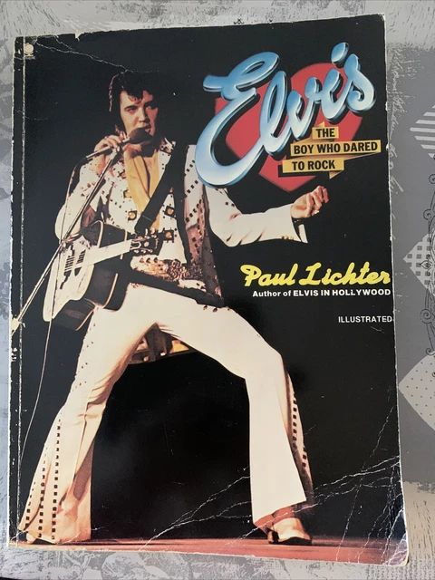 ELVIS PRESLEY VINTAGE Book 'Elvis The Boy Who Dared to Rock' - by Paul ...