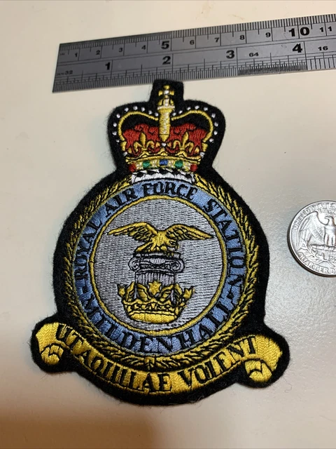 RAF STATION MILDENHALL CREST 1970/80s ORIGINAL GENUINE PATCH £9.99 ...
