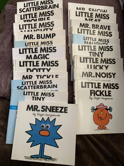BUNDLE OF MR Men & Little Miss Assorted Books By Roger Hargreaves £14. ...