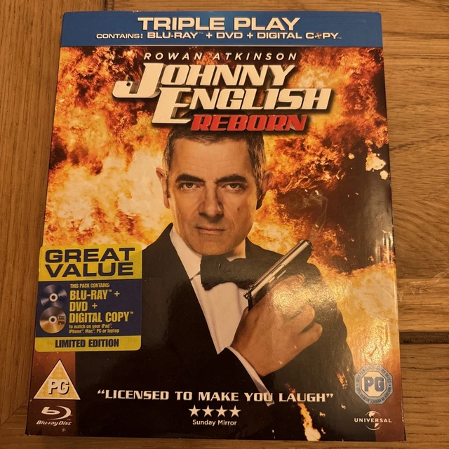 BLU-RAY, TRIPLE PLAY, Johnny English, Reborn £4.99 - PicClick UK