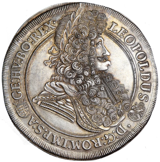 UNGARN LEOPOLD I. Taler 1696, Kremnica (Körmöcbánya) ORIGINAL ...
