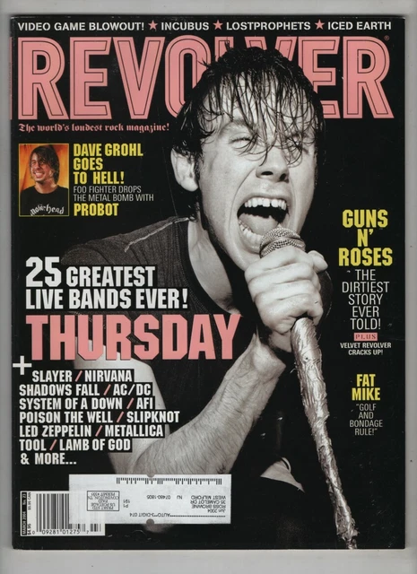 REVOLVER MUSIC MAGAZINE Slayer Nirvana Dave Grohl March 2004 093020nonr ...