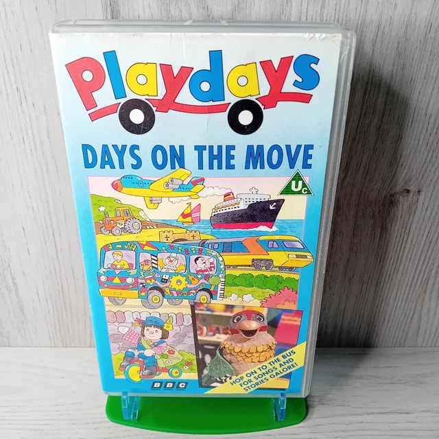 PLAY DAYS DAYS On The Move Bbc Vhs Tape - Rare Retro Kids Tv Show £25. ...