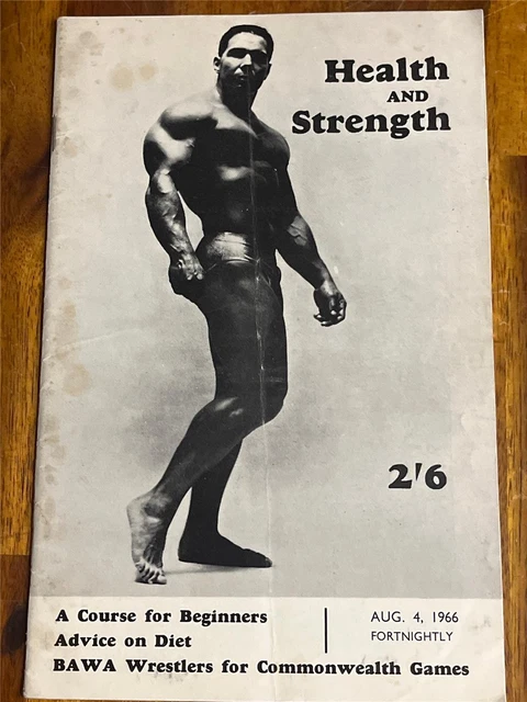 HEALTH & STRENGTH bodybuilding muscle magazine BILL PEARL 8-66 £11.83 ...
