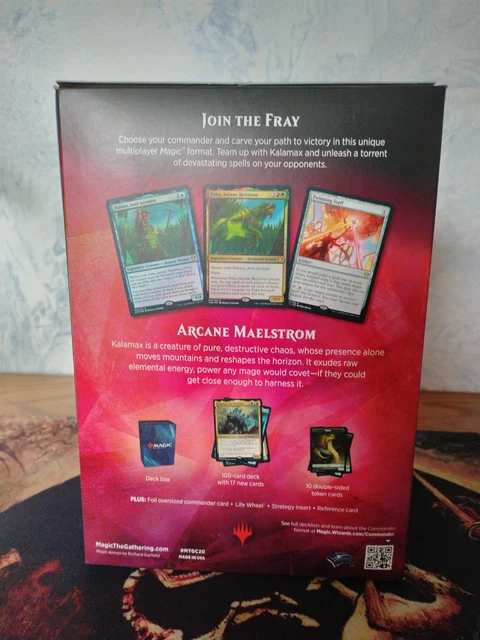 MAGIC THE GATHERING Commander Deck Arcane Maelstrom Sealed $135.00 ...