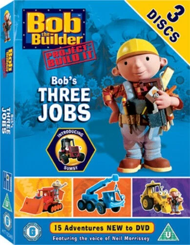 BOB THE BUILDER Bobs Three Jobs (2007) DVD Region 2 - Like New £18.75 ...