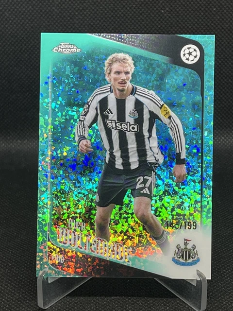 2025-2026 TOPPS CHROME UCC - Nick Woltemade Aqua Mini Diamonds /199 ...
