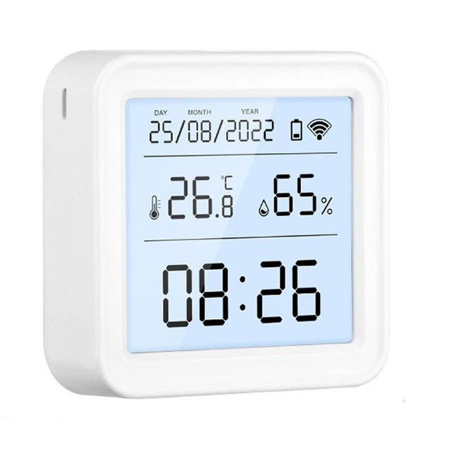 SMART WIFI THERMOMETER Hygrometer Indoor Bluet ooth Room WiFi ...