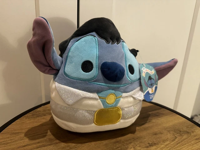STITCH SQUISHMALLOW ELVIS Disney 8" Plush Soft Toy NEW UK Lilo & Stitch ...