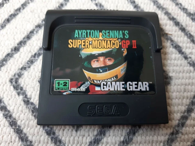 AYRTON SENNA'S SUPER Monaco Gp Ii 2 Sega Game Gear Gg Cartouche Seule ...
