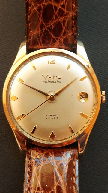 VETTA AUTOMATIC, VINTAGE Incabloc 21 Rubis, 37mm Running EUR 199,00 ...