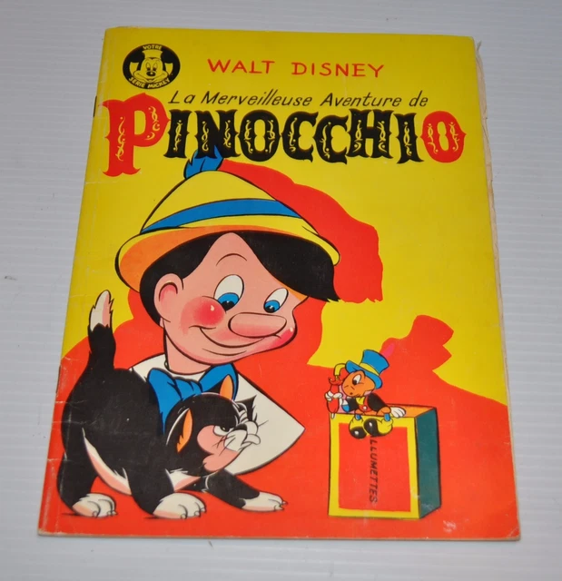 PINOCCHIO FRENCH COMIC Book 1963 Walt Disney - Brodard et Taupin $16.24 ...