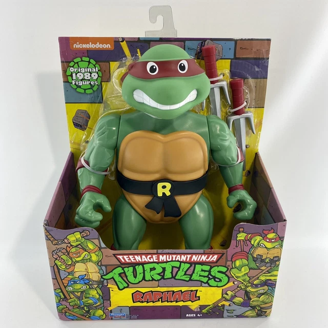 TEENAGE MUTANT NINJA TURTLES Giant RAPHAEL Original 1989 figure TMNT ...