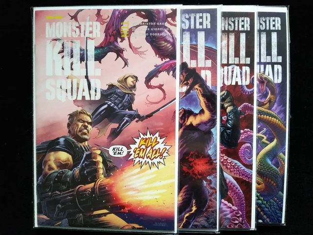 MONSTER KILL SQUAD #1 #2 #3 #4 Complete Set Bad Idea 🔥 £16.55 - PicClick UK