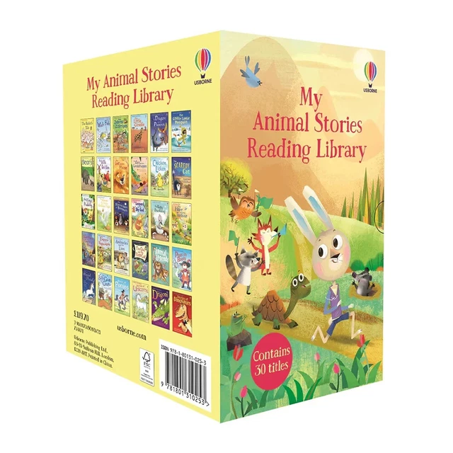 NEW USBORNE 30 Books My Animal Stories Reading Library Children's Gift ...