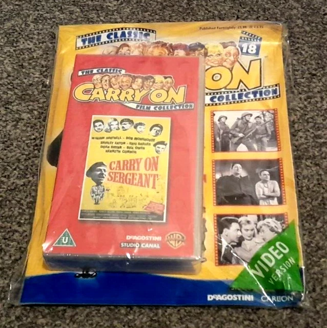 CLASSIC CARRY ON Film Collection 18 Carry On Sergeant Magazine Pal Vhs ...