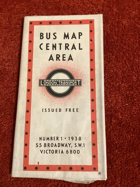 NUMBER 1 (1938 )Trolleybus and Tram Map, London Transport £2.00 ...