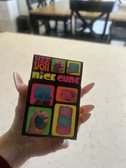 NEEDOH NICE CUBE - Sensory Squishy Fidget Toy, Stress Relief, Purple £ ...