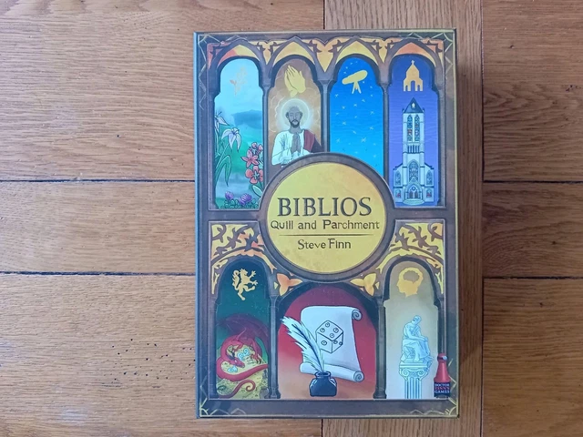 BIBLIOS QUILL AND Parchment Kickstarter Board Game with Mini Expansion ...