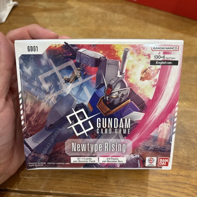 GUNDAM CARD GAME TCG - GD01 Newtype Rising - Booster Box - Factory Sealed £99.99 - PicClick UK