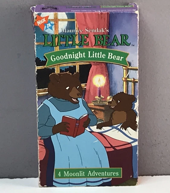NICK JR SENDAK Little Bear Goodnight VHS Video Tape VTG Nickelodeon ...