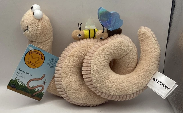 SUPERWORM AURORA SOFT Toy Plush From The Gruffalo £9.99 - PicClick UK