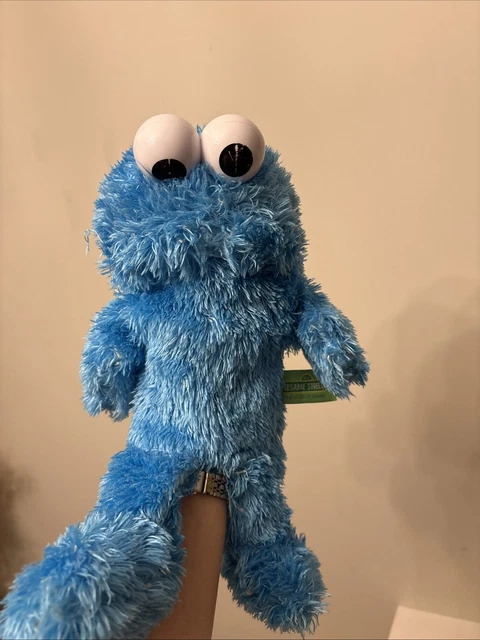SESAME STREET GUND Blue Cookie Monster Hand Glove Puppet 12” Plush 2017 ...