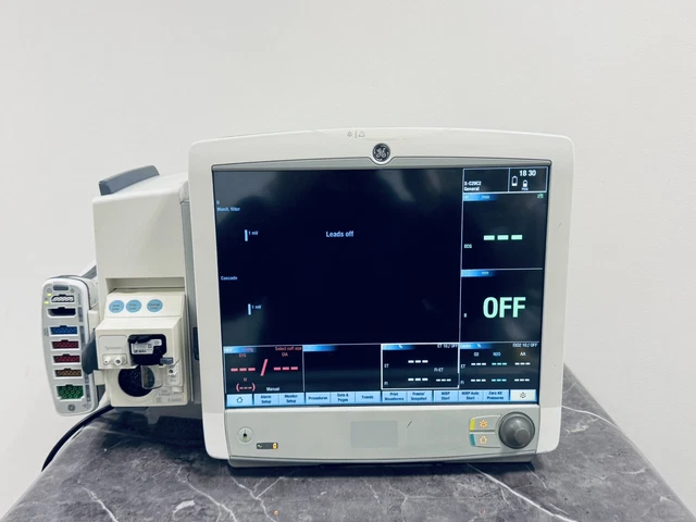 GE CARESCAPE B650 PATIENT MONITOR ANESTHESIA CARE 2 PDM E-CAiOV GAS ...