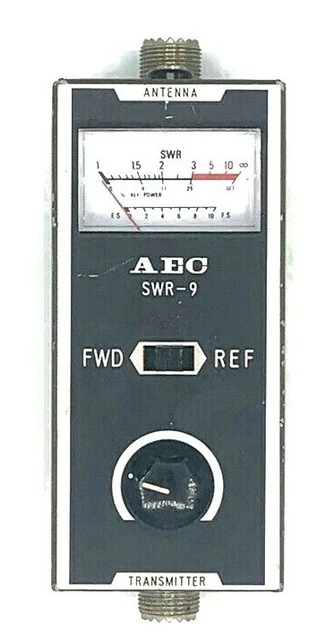 RARE AEC SWR-9 Antenna Transmitter Vintage Made in JAPAN $49.97 - PicClick CA