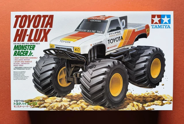 MINI 4WD TOYOTA Hi-Lux Monster Racer Jr. inc. motor: Tamiya 1:32 Wild ...
