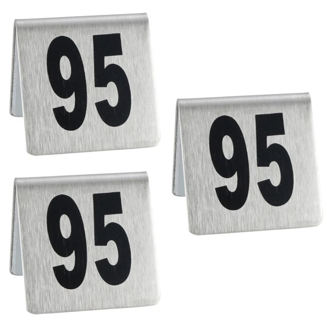 PARTY TABLE TENT Table Numbers 1 10 Tent Table Numbers Metal Number ...